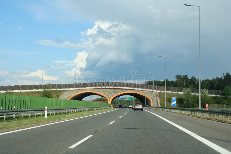 Road Traffic on the Highway A4 in Poland on Circa September 2019, A4 ...