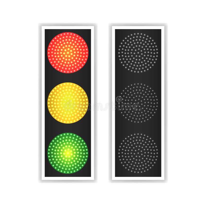 Traffic light stock vector. Illustration of green, icon - 49988209