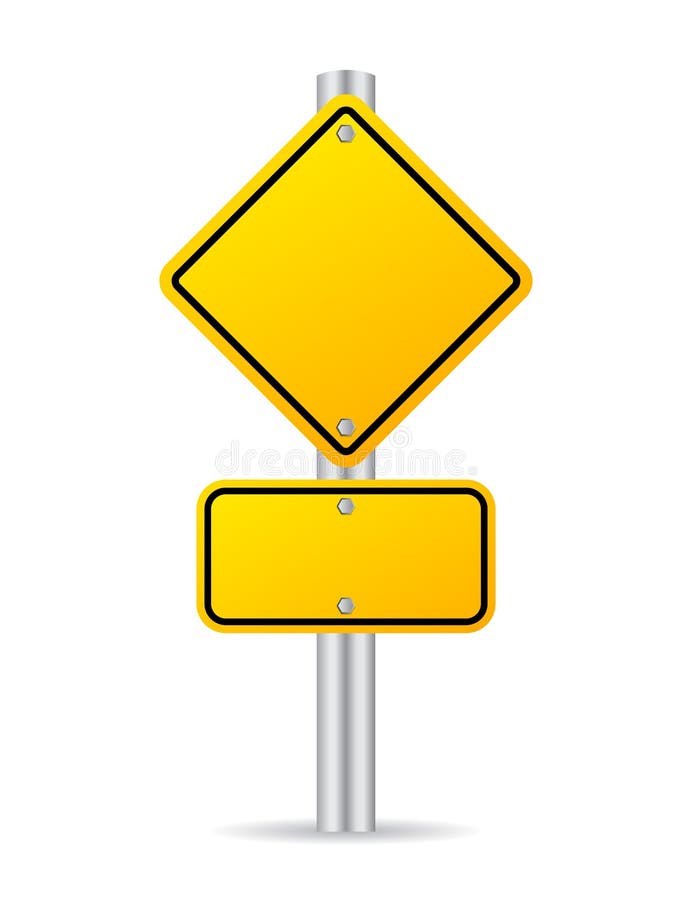 Two way traffic sign stock vector. Illustration of driving - 23106411