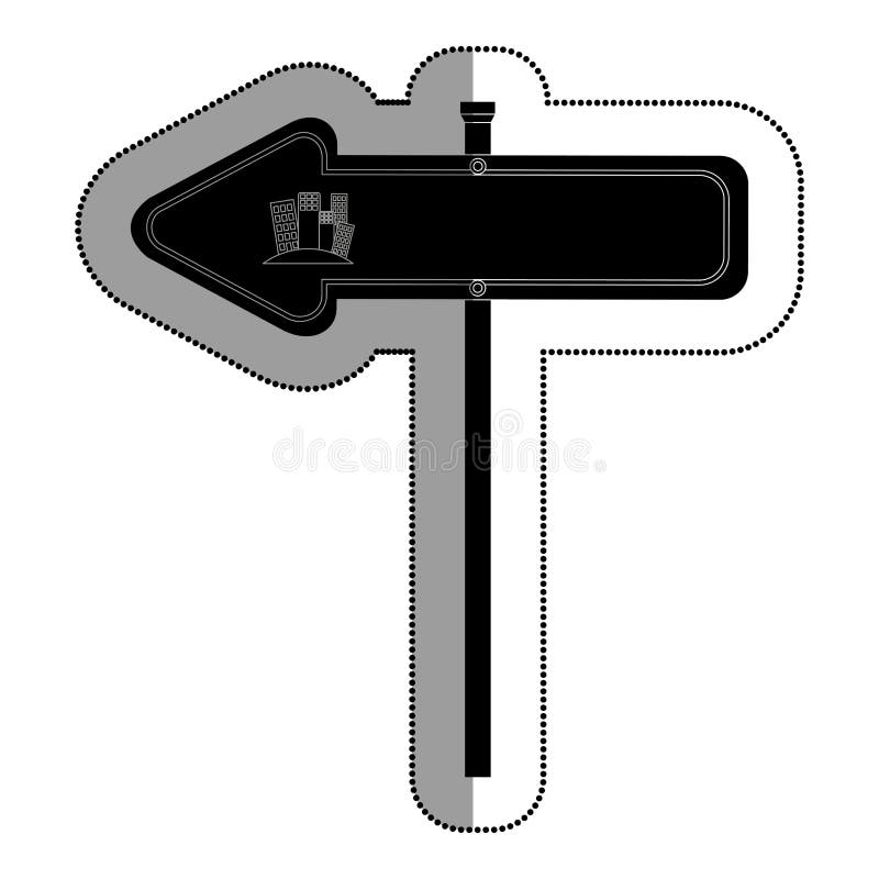 Road Traffic Signal with Arrow Stock Illustration - Illustration of ...