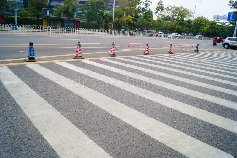 Road Traffic Zebra Crossing Editorial Stock Photo - Image of vehicle ...