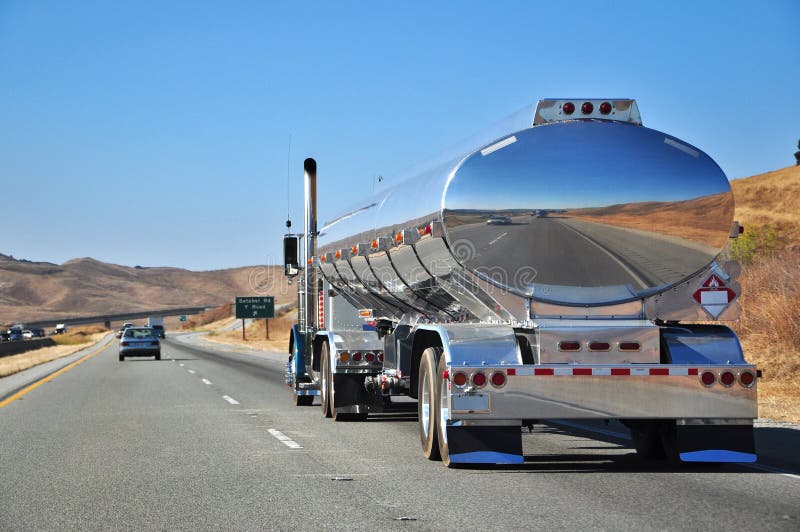 Road Train stock image. Image of transportation, tank - 24433141