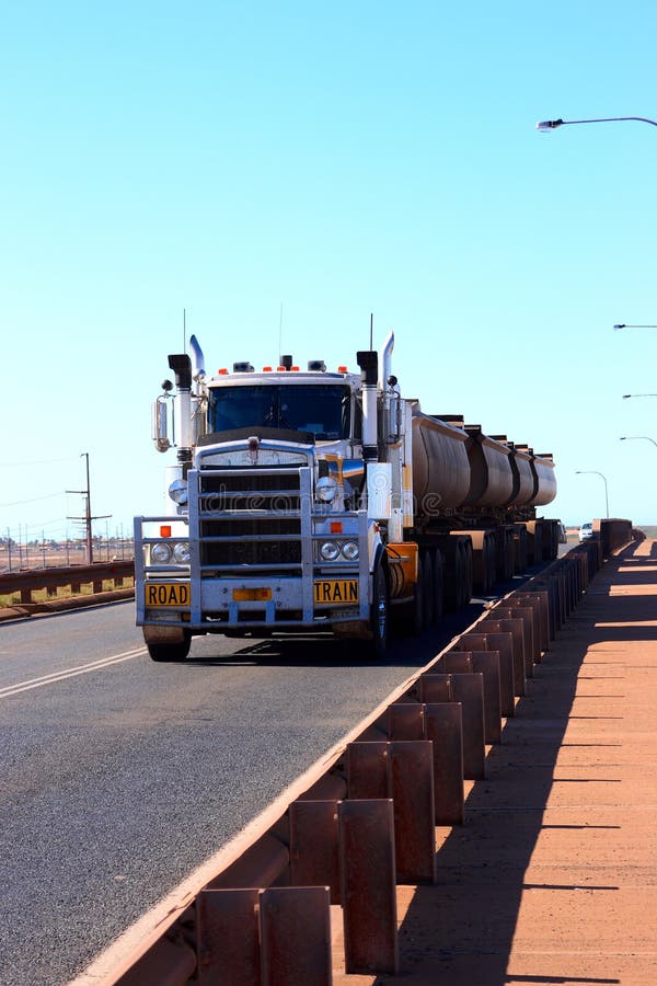 Road train stock image. Image of wheels, desert, travel - 16831895