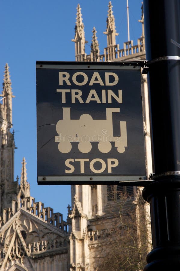 Road Train Stop stock photo. Image of display, sign, historic - 7334470