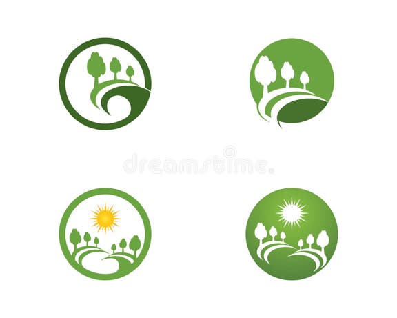 Road tree logo vector stock vector. Illustration of organic - 128474095