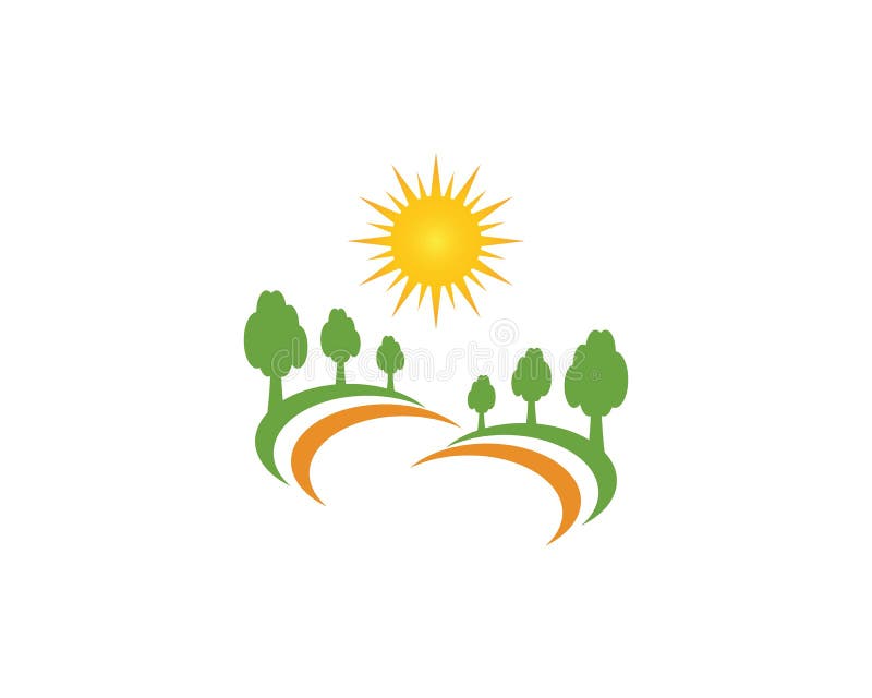 Road tree logo vector stock vector. Illustration of branch - 128474139