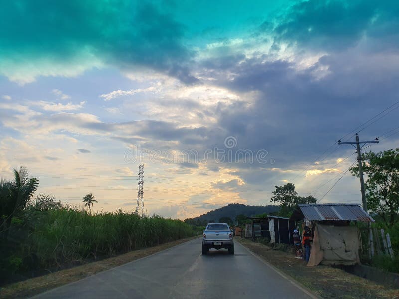 Road Trip in Bukidnon Province, Philippines Stock Photo - Image of trip ...