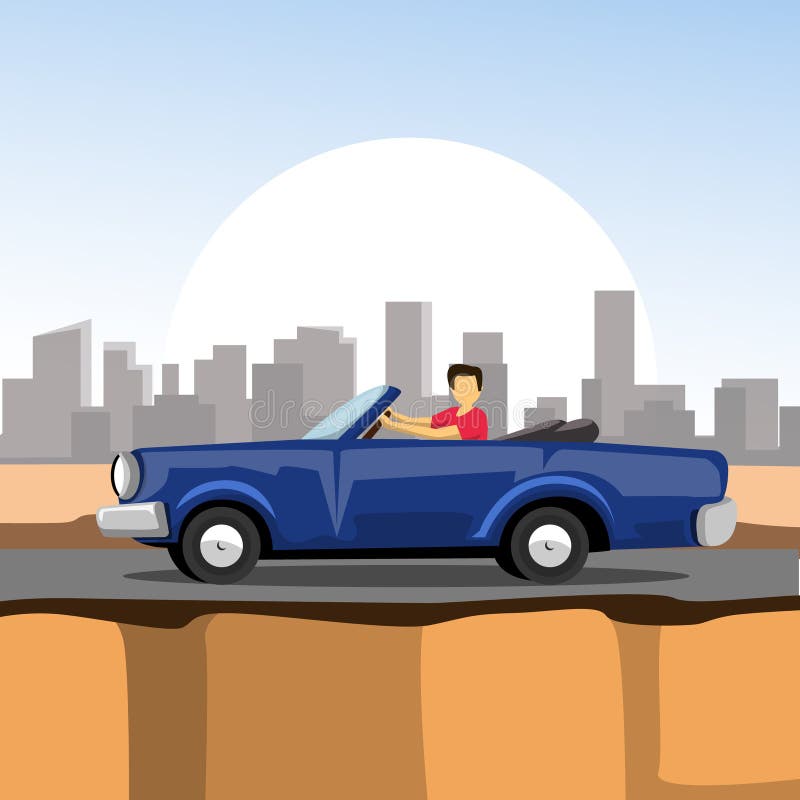 Road Trip Drive Vector Art Illustration Stock Vector - Illustration of ...