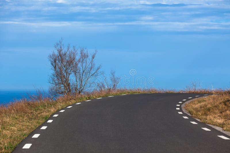 Road turn stock image. Image of perspective, plain, nature - 25652685