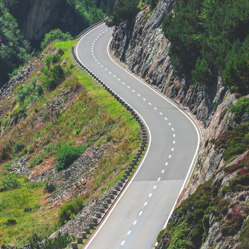 Road turn stock image. Image of perspective, plain, nature - 25652685