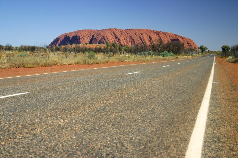 Road to Uluru editorial image. Image of hiking, clouds - 10983625