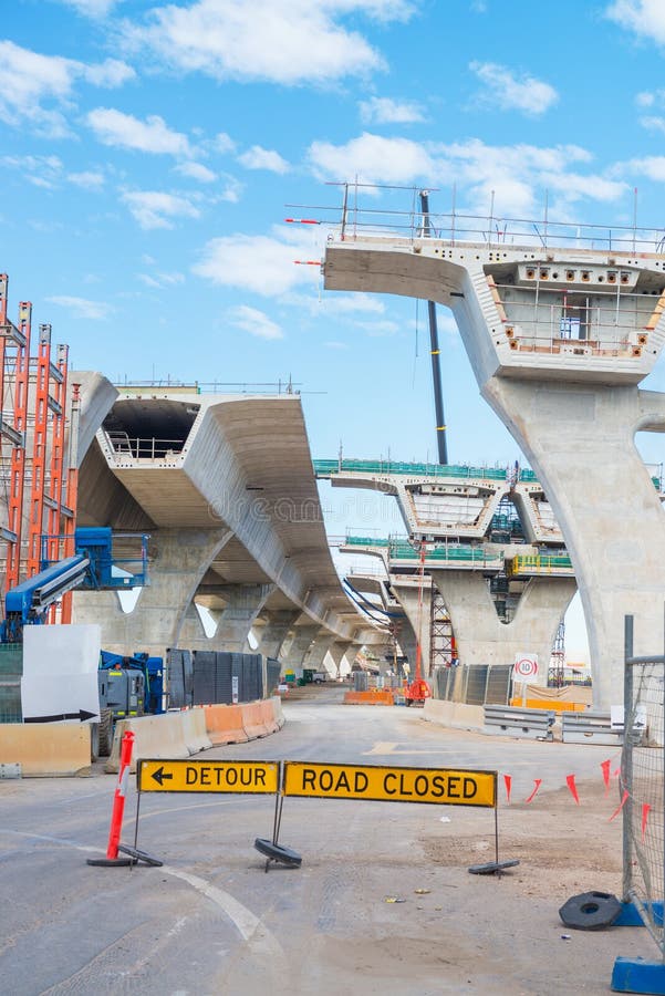 Road under construction stock image. Image of construction - 58791873