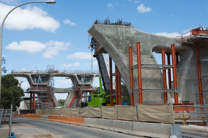 Road under reconstruction stock image. Image of concrete - 24389545