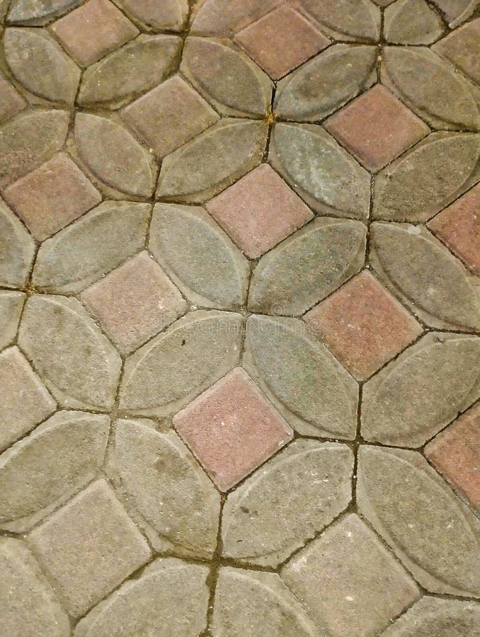 Road Using Pentagonal Concrete Blocks Stock Photo - Image of pentagonal ...