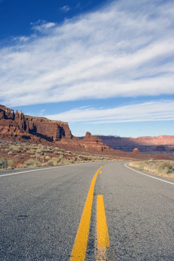 Road in Utah.[ stock image. Image of city, autumn, transportation - 4427895