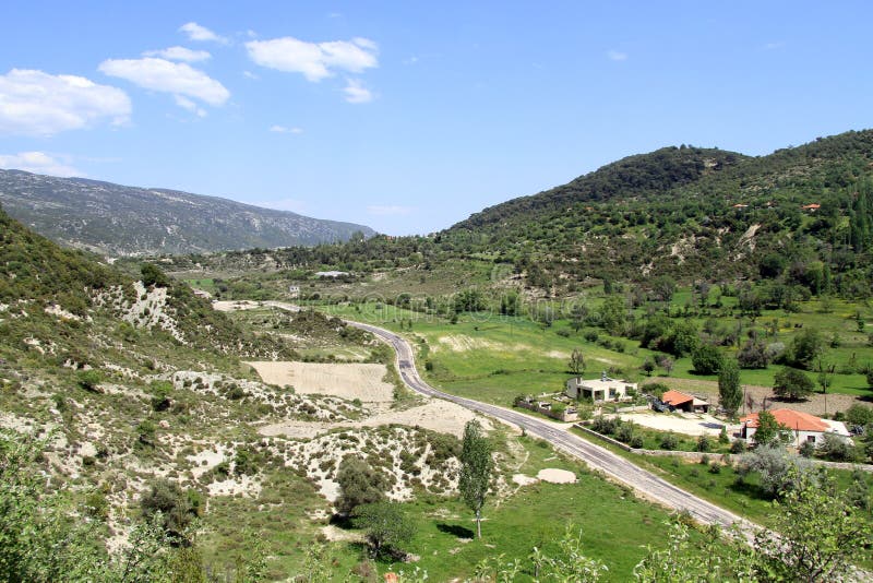 Valley and houses stock image. Image of farm, pregrada - 26426335