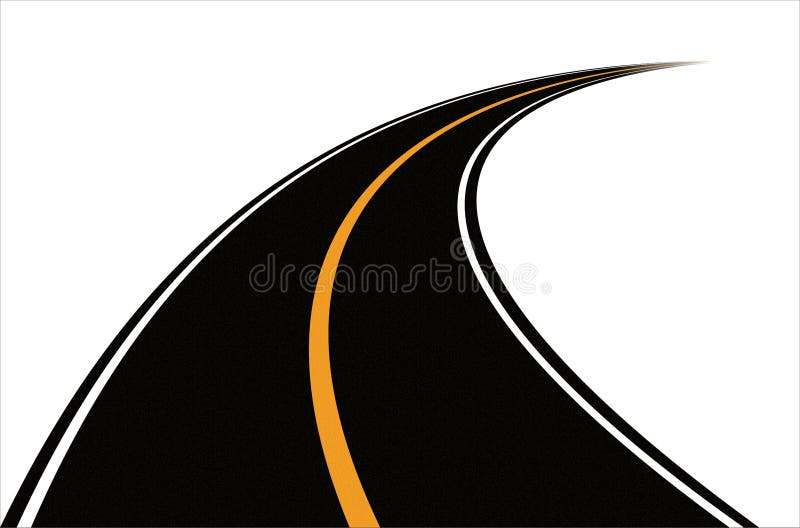 Road(vector) stock vector. Illustration of fast, exhiliration - 7255558