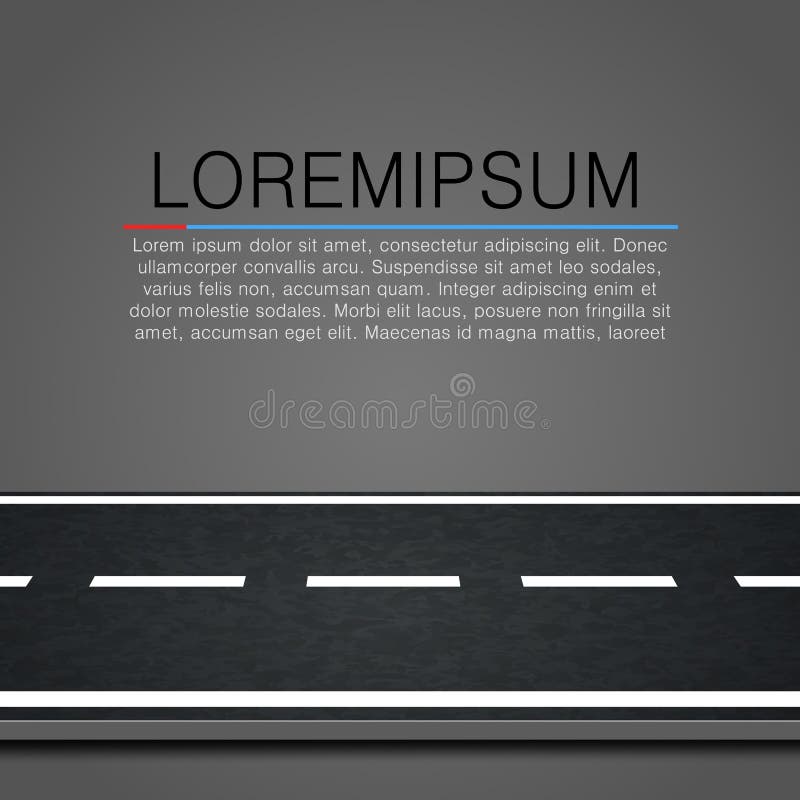 Road vector background stock vector. Illustration of street - 100321967