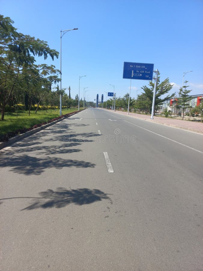 Road without Vehicles and Peoples Stock Photo - Image of peoples, road ...