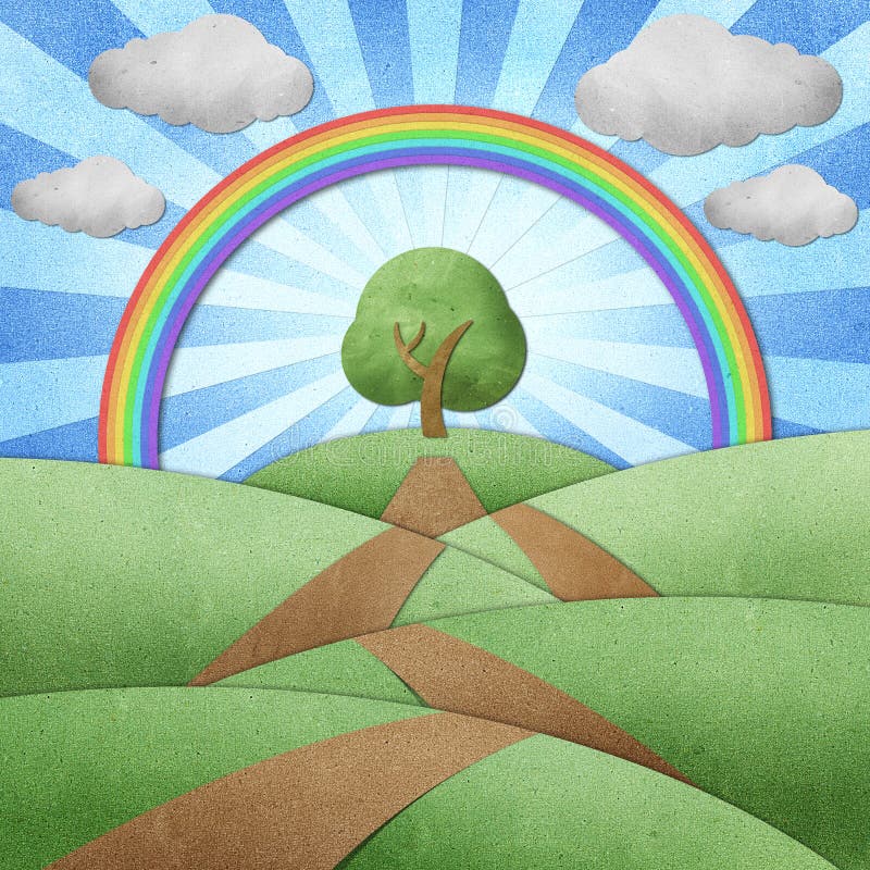 Yellowbrickroad stock vector. Illustration of route, colours - 22039843