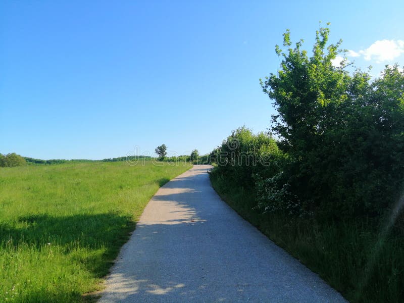 Road in village stock image. Image of spring, road, village - 148016113