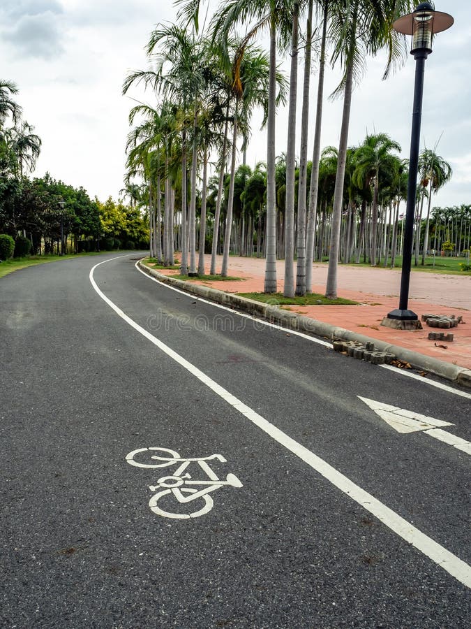 Road, Walkway and Running in the Park Stock Image - Image of walkway ...