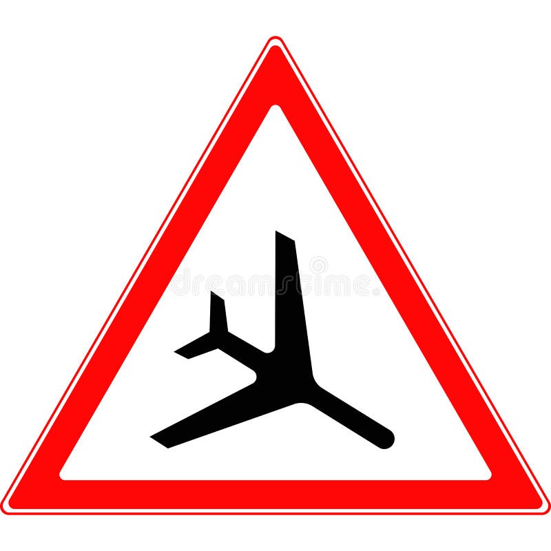 Low Flying Aircraft Road Sign Stock Illustrations – 93 Low Flying ...