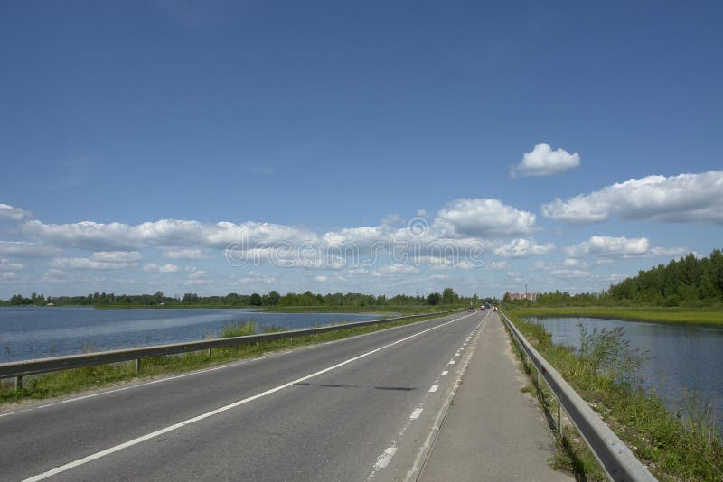 Road and water stock image. Image of outdoor, asphalt - 11932761