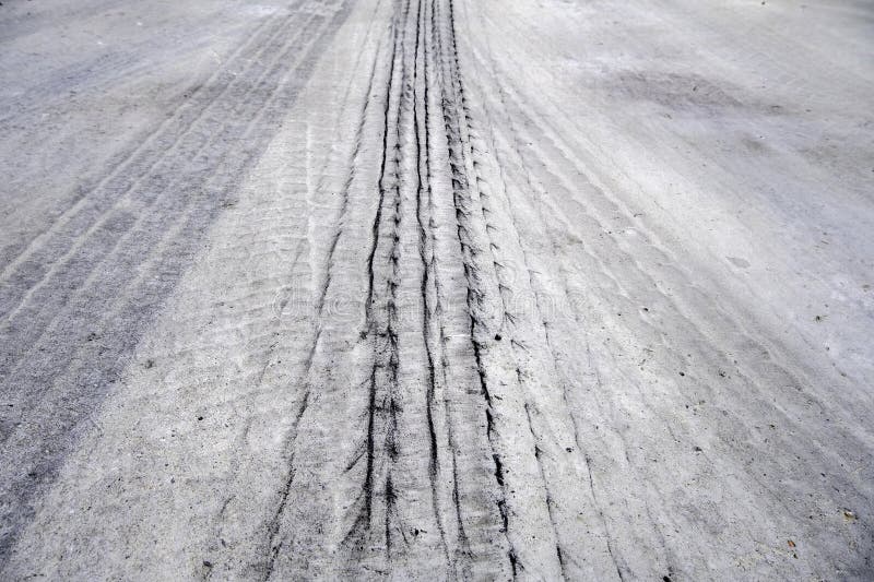 Road wheel marks stock image. Image of marks, drifting - 297509263
