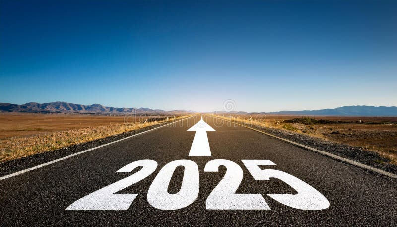 Road with a White Arrow Indicating Directions. Stock Photo - Image of ...