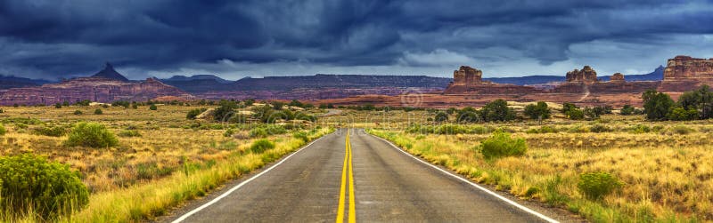 Road in the wild stock photo. Image of utah, forward - 26804278