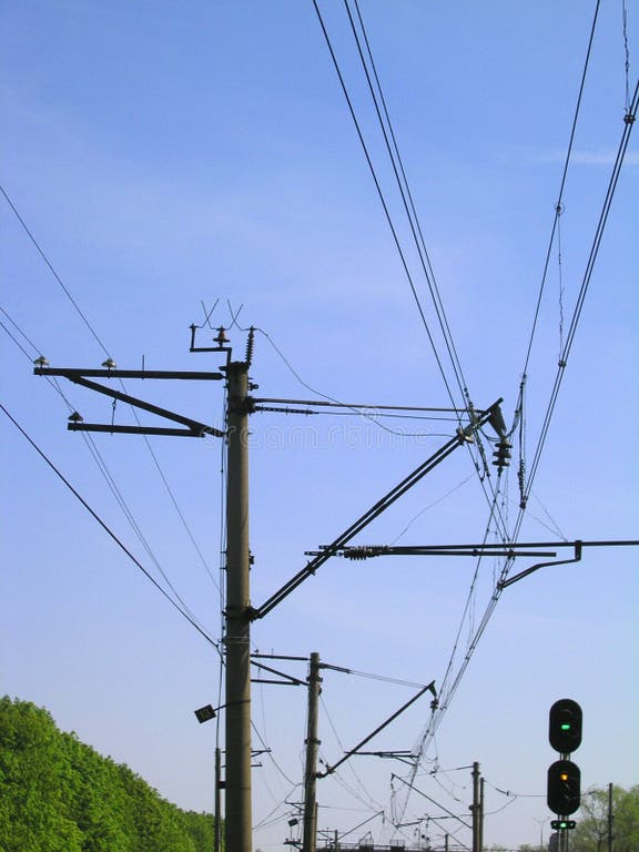 Road wire stock photo. Image of depart, city, travel, train - 772474