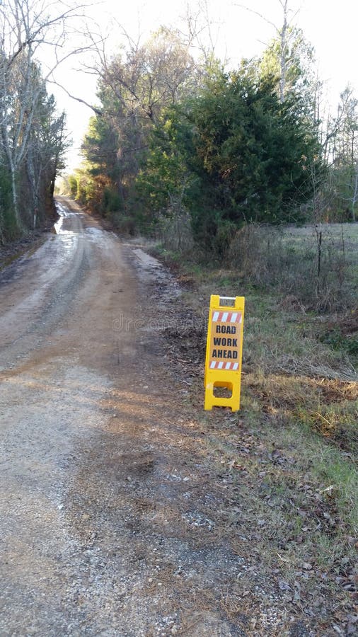 Road work ahead stock photo. Image of road, work, needed - 65002320