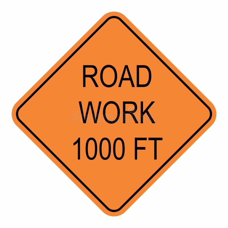 Detour 1000 Ft Sign Stock Illustrations – 7 Detour 1000 Ft Sign Stock ...