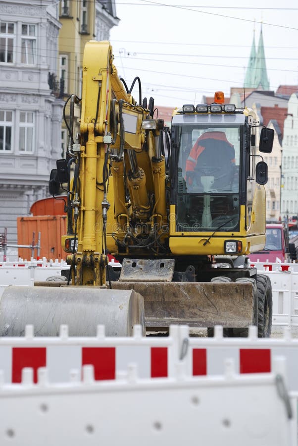 Road Works stock image. Image of works, hydraulic, construction - 24266477