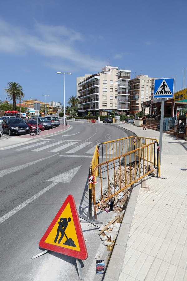 Road works stock photo. Image of helmet, equipment, driving - 2847852