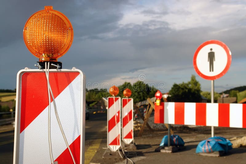 Road guard stock photo. Image of construction, marker - 2674490