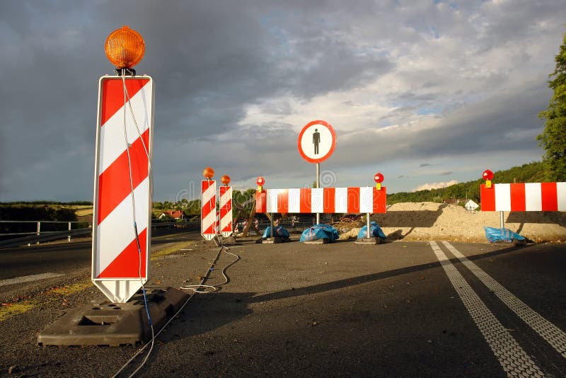 Road guard stock photo. Image of construction, marker - 2674490
