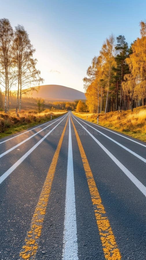 A road with a stock image. Image of empty, journey, curve - 313377143