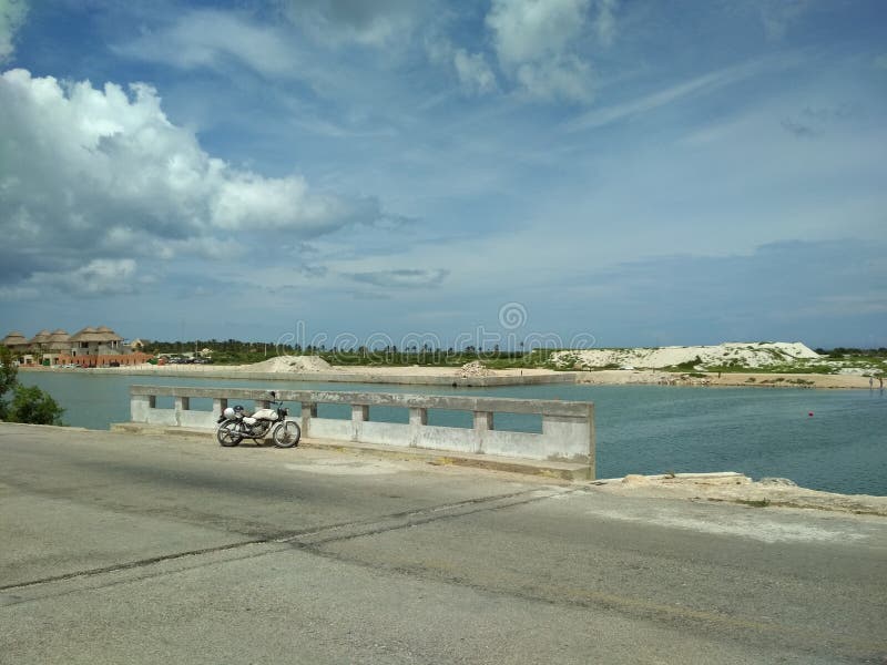 On the road, Yucatan stock image. Image of road, motorcycle - 153757091