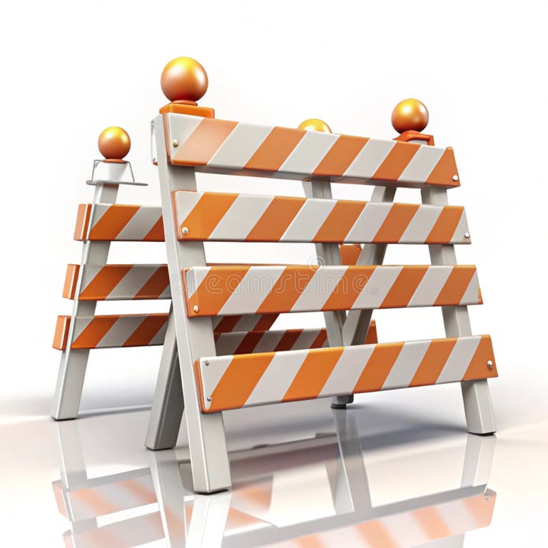 Roadblocks stock image. Image of industrial, isolated - 361413419
