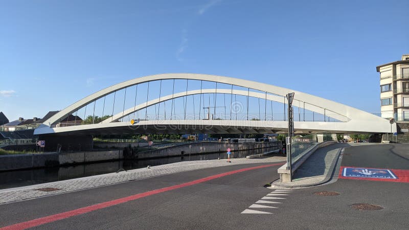 Roadbridge Steelconstruction Over Water Editorial Photo - Image of ...