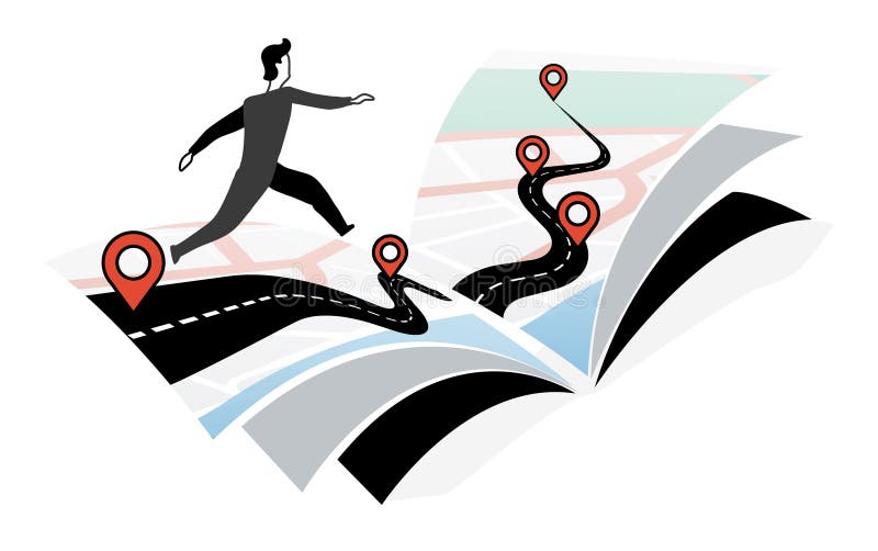 Work Pathway Stock Illustrations – 3,317 Work Pathway Stock ...