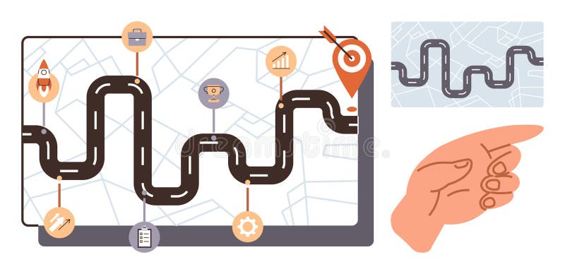 Labeled Milestones Stock Illustrations – 22 Labeled Milestones Stock Illustrations, Vectors ...