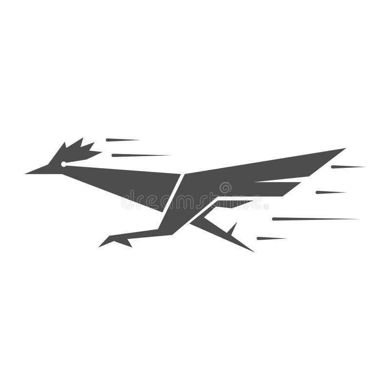 Roadrunner Logo Icon Design Stock Vector - Illustration of wildlife ...