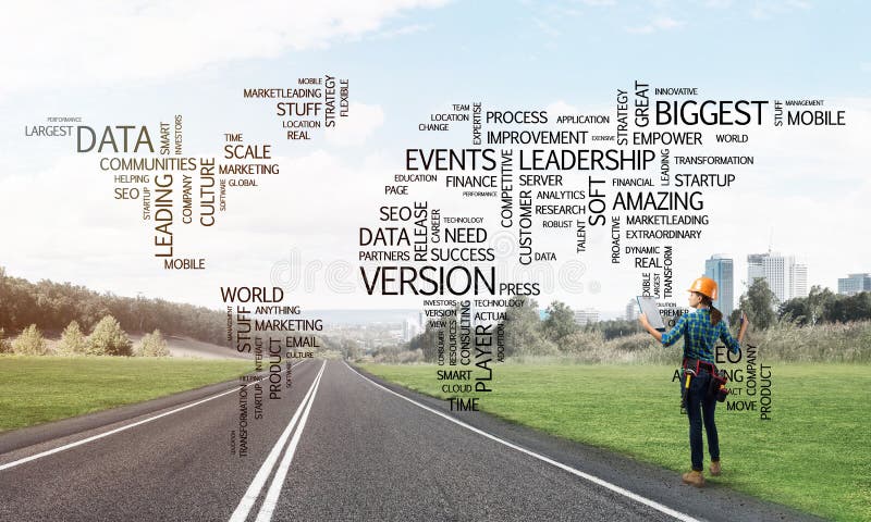 Roads connect the world stock photo. Image of teamwork - 81701482