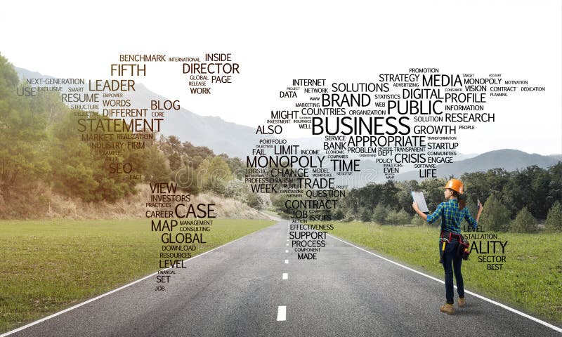 Roads connect the world stock photo. Image of concept - 84817306