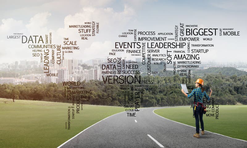 Roads connect the world stock photo. Image of transportation - 89246348