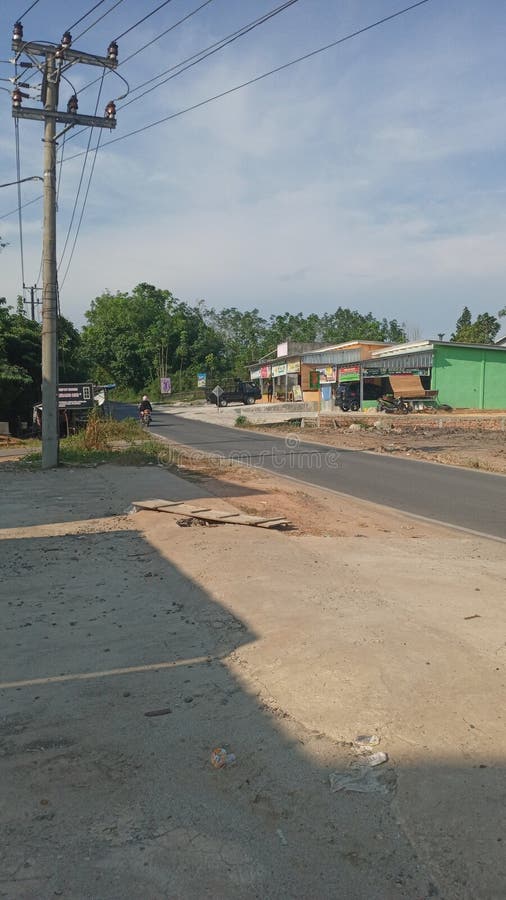 Roads in Indonesia with Very Hot Scorching Heat Editorial Stock Photo ...