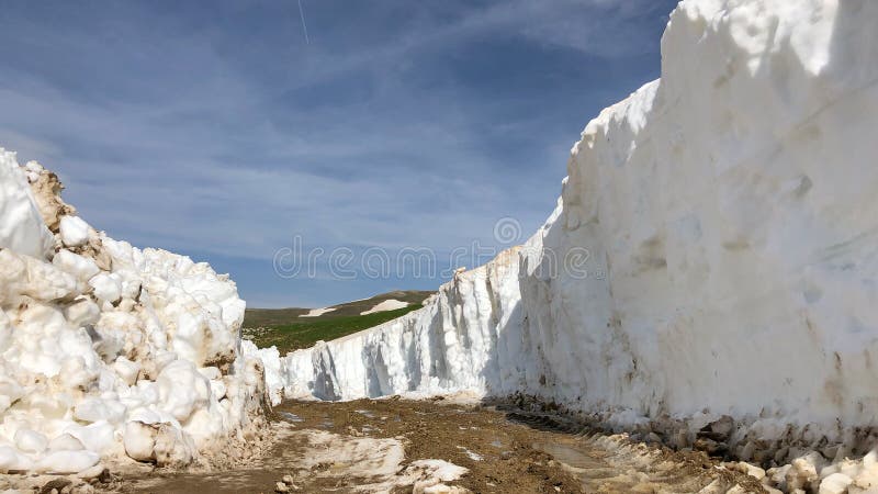 Roads of the Mountains Spring Season Preparation for the Season Stock ...